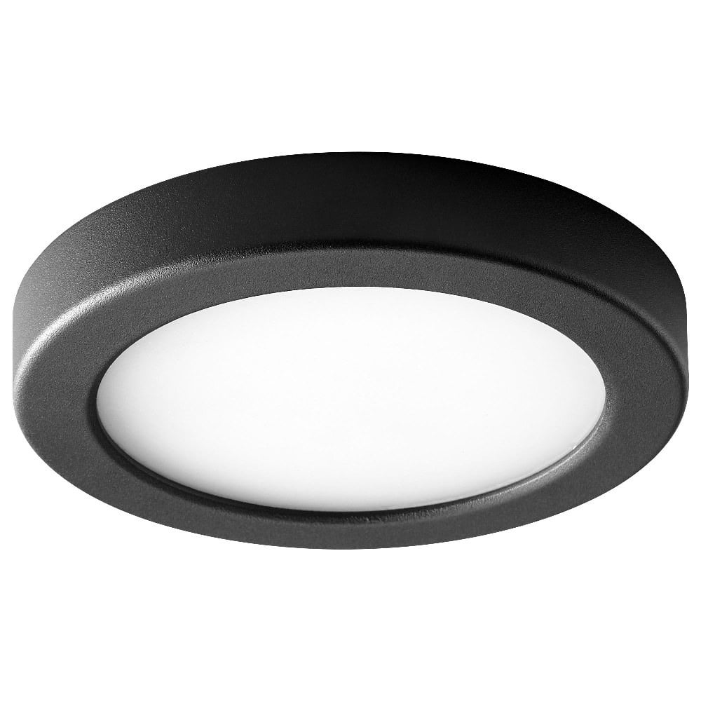 7 Inch 13W 1 Led Flush Mount-Black Finish Oxygen Lighting 3-645-15 ...