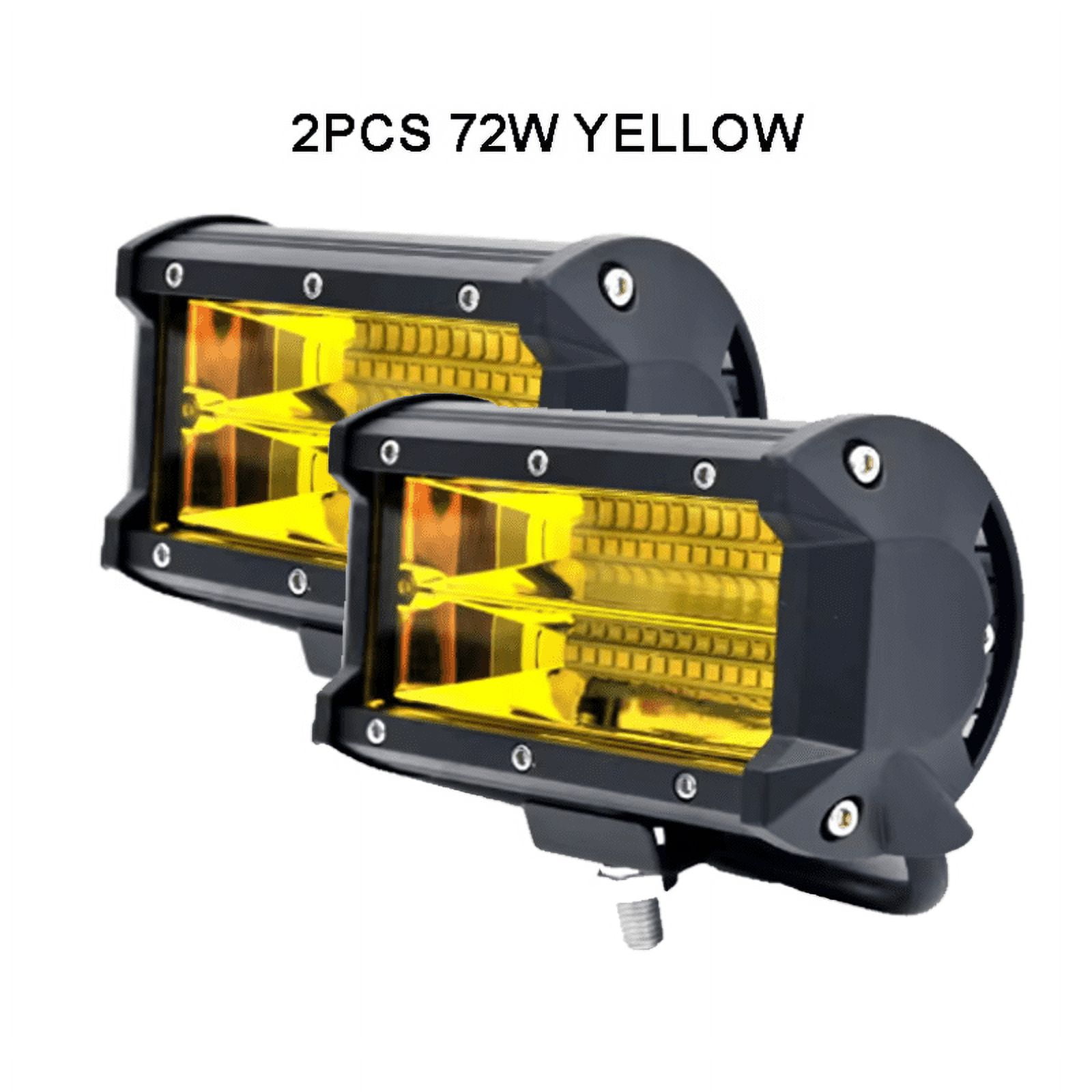 7 Inch 144W Combo Led Light Bars Spot Flood Beam 4x4 Spot 12V 24V 4WD ...