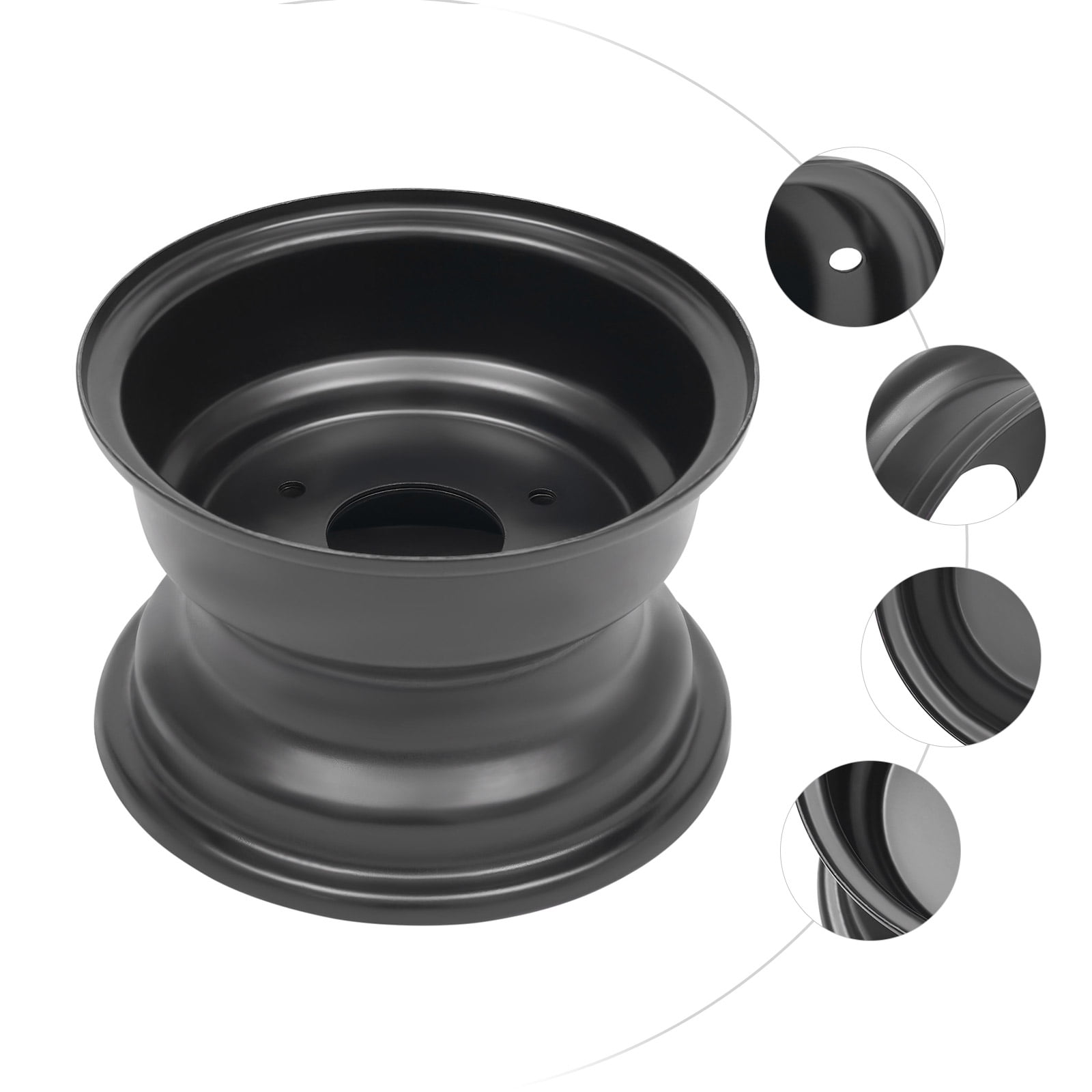 7 Inch 16x8-7 ATV Wheel Rim, Heavy-Duty Steel Construction, Compatible ...