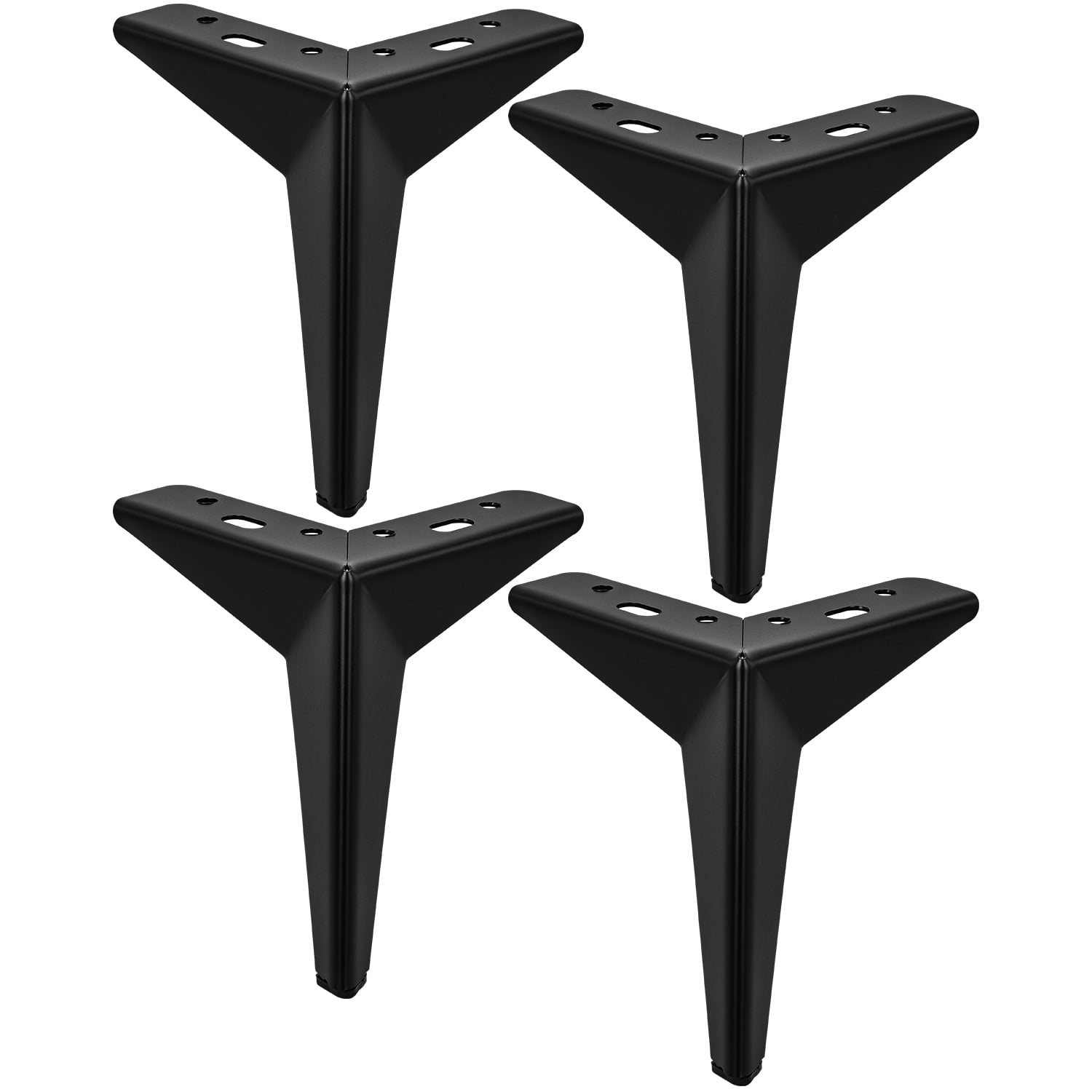 7 Inch / 17cm Metal Furniture Legs, Set of 4 TCHOSUZ Heavy Duty Modern Diamond Triangle Table ...