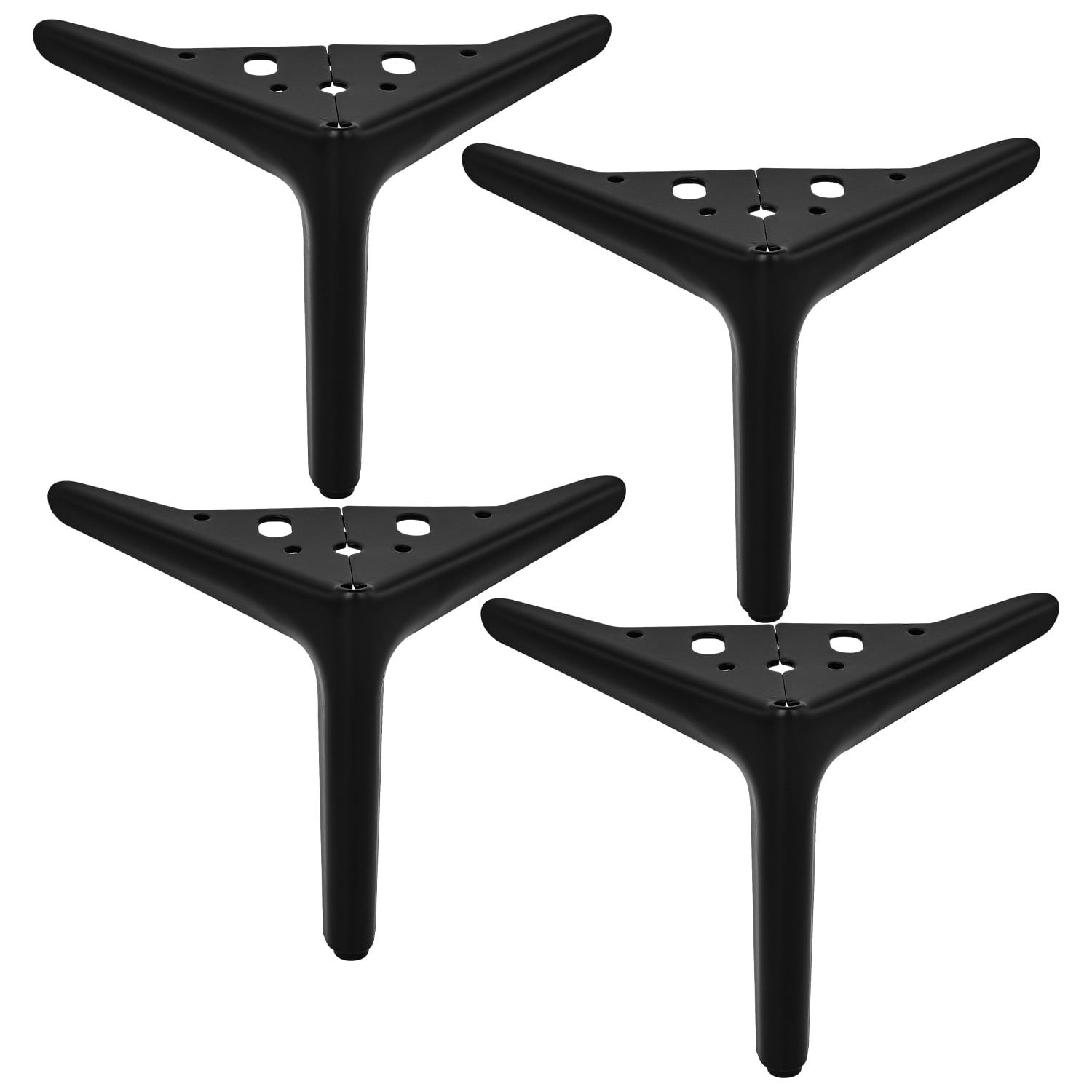 7 Inch / 18cm Metal Furniture Legs, Set of 4 TCHOSUZ Heavy Duty Modern Diamond Triangle Table ...