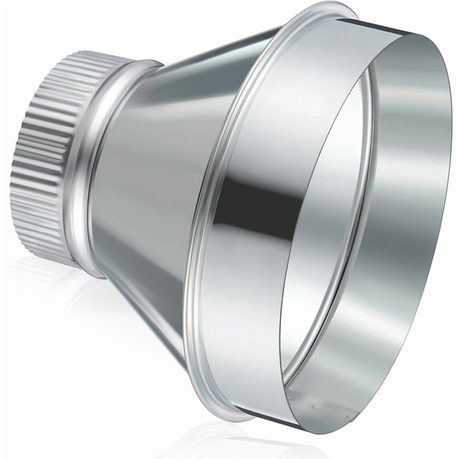 7 Inch to 4 Inch Duct Reducer Increaser Galvanized Steel Air Duct ...