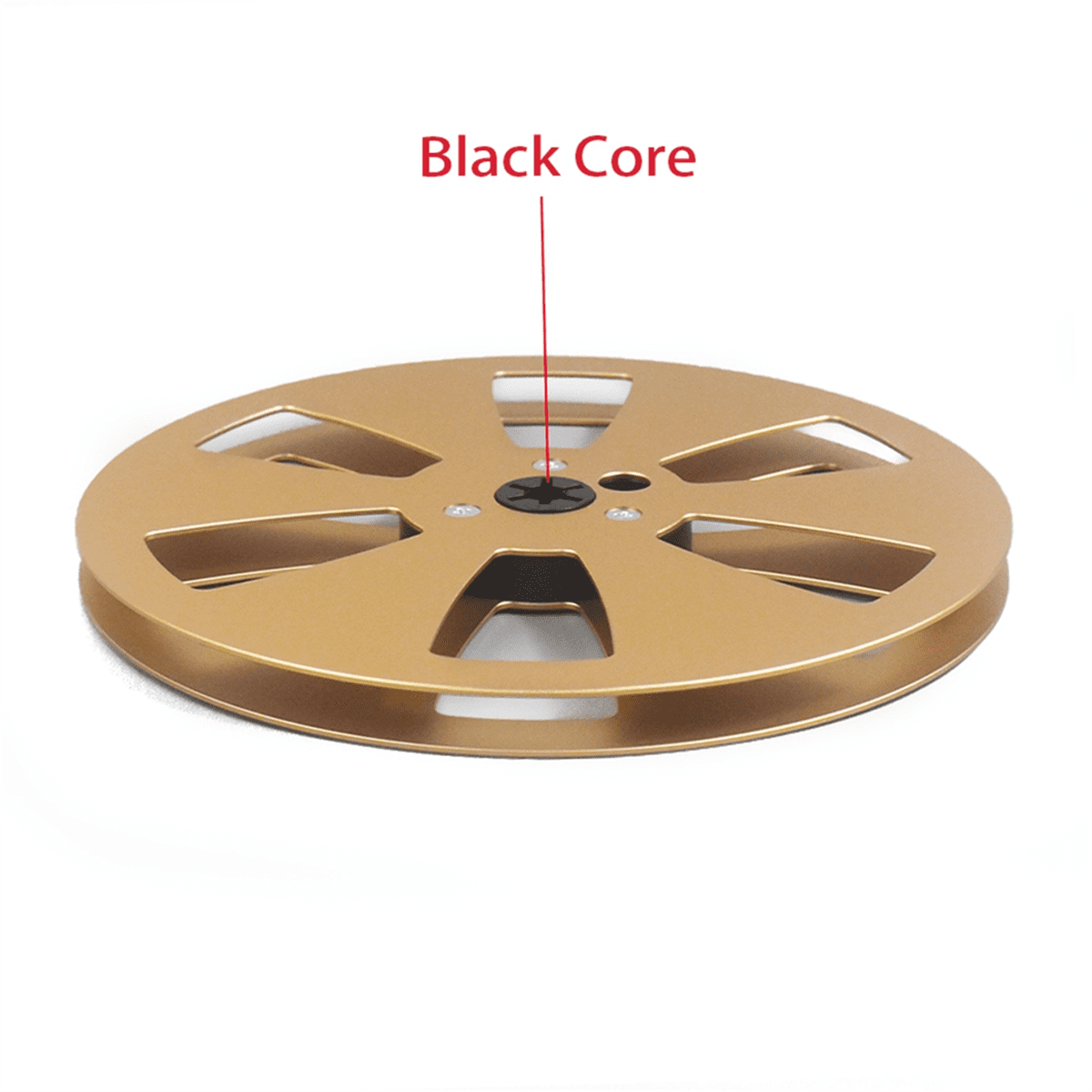 7 Inch 6 Hole 1/4 Empty Take Up Reel to Reel Hub Empty Tape Reels C ...