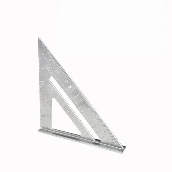 7 Inch Aluminum Speed Square, Triangle Rafter Square, Precision Layout ...