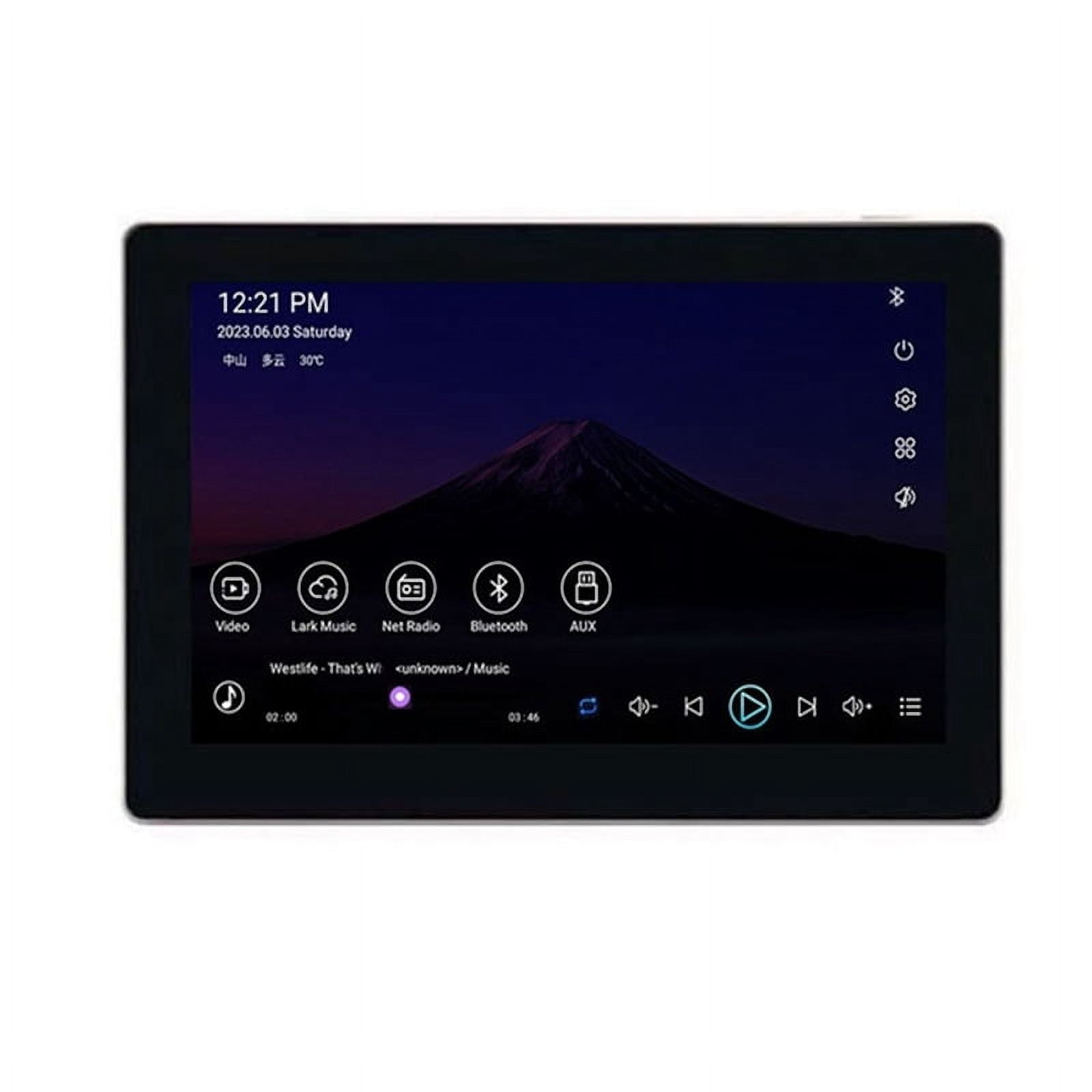 7 Inch Android 11 Smart Home Background Music Panel Stereo Sound Play ...