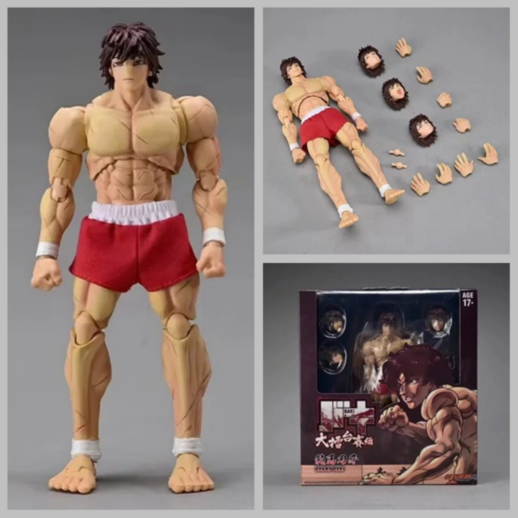 7 - Inch Baki Hanma Baki Great Rabbit Tournament Articulated Action ...