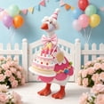 7-Inch Birthday Porch Geese Costumes Set Mini Desktop Geese Holiday ...