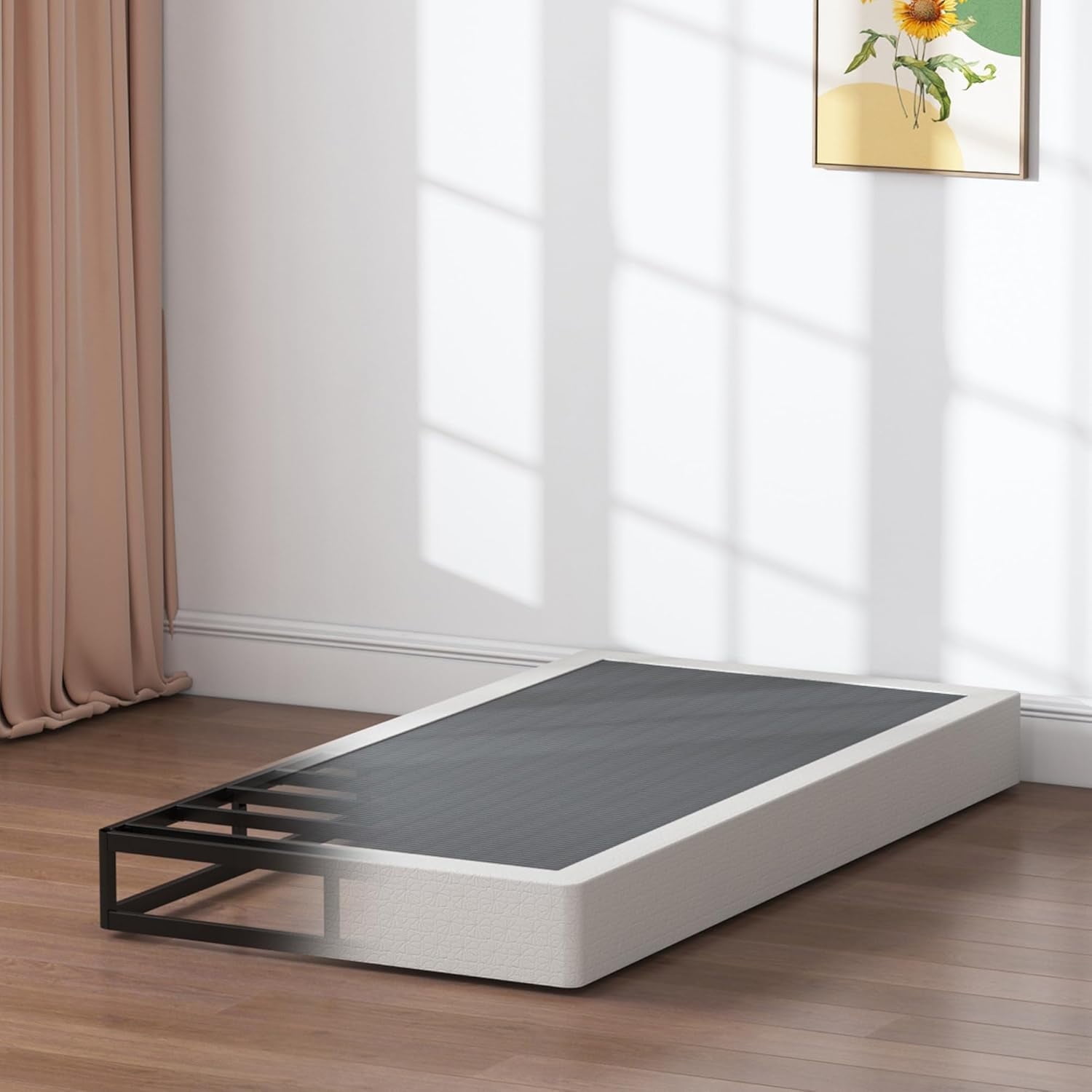 7 Inch Box Spring for Twin Bed, High Profile Metal Box Springs with ...