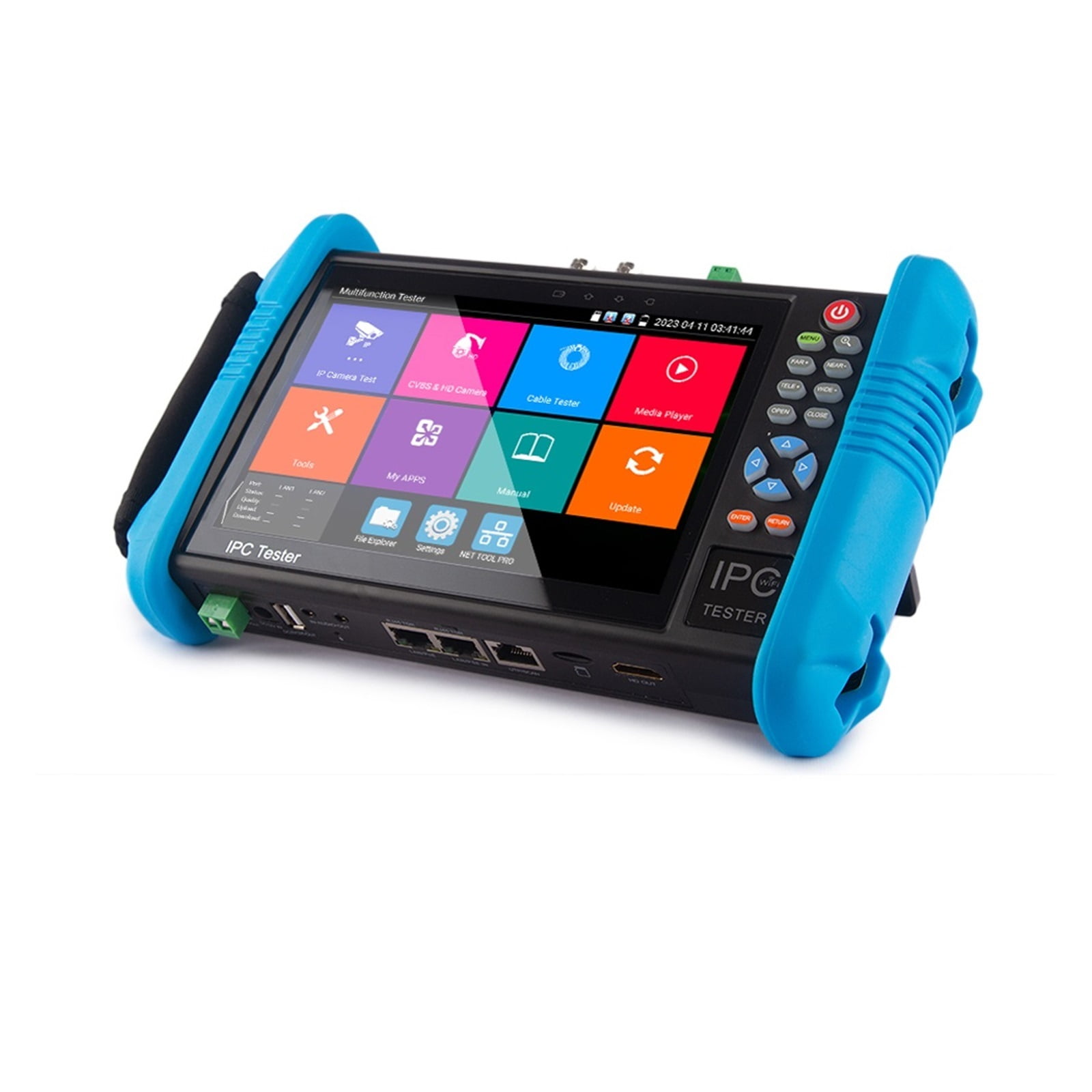 7 Inch CCTV Tester 8MP TVI AHD CVI Security Camera Tester IPC Tester ...