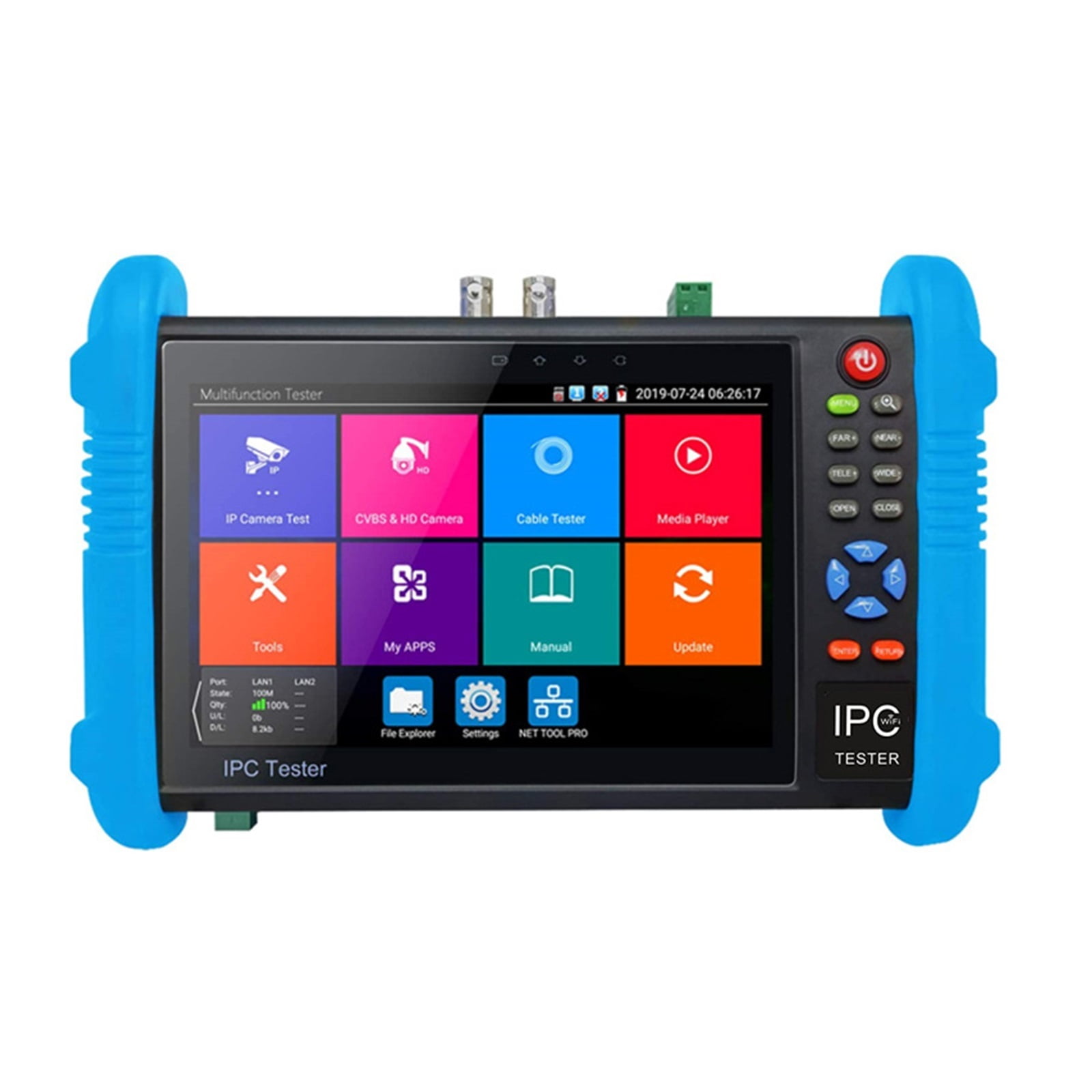 7 Inch Camera Tester Security CCTV Tester Monitor,Multifunctional ...