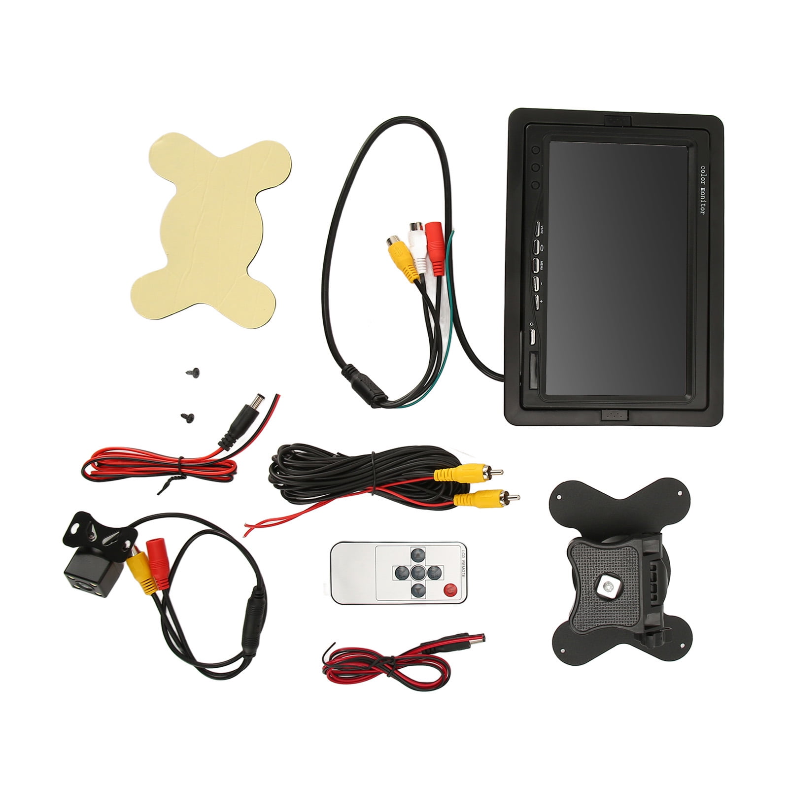 7-Inch Car Rear View Monitor, Color TFT LCD Screen, Night Vision IR ...