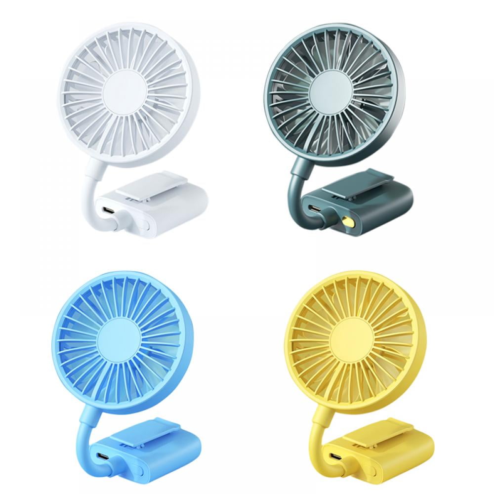 7 Inch Clip on Fan, Small Fan with Strong Airflow, Clip & Desk Fan USB ...
