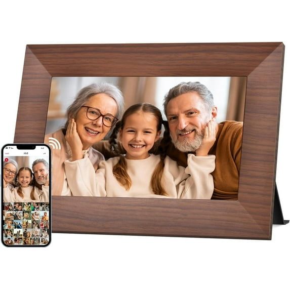 7 Inch Digital Picture Frame, Digital Photo Frame WiFi with 32 GB ...