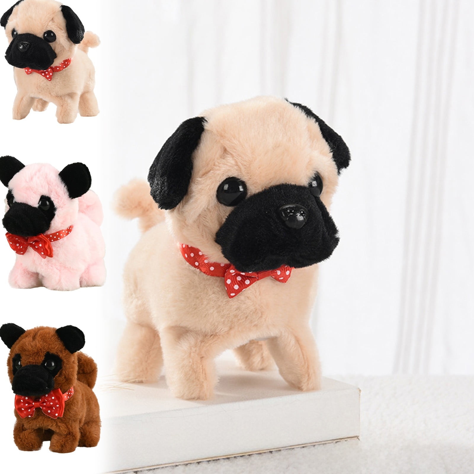 7 Inch Electronic Walking & Barking Puppy Doll - Interactive Lint Pet ...