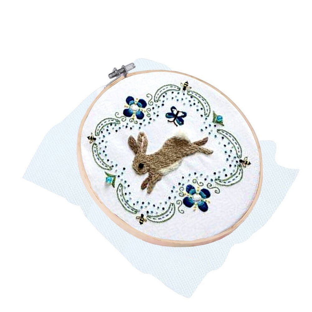 7 Inch Embroidery Hoops Bastidores Para Bordar Hand Embroidered Wreath ...
