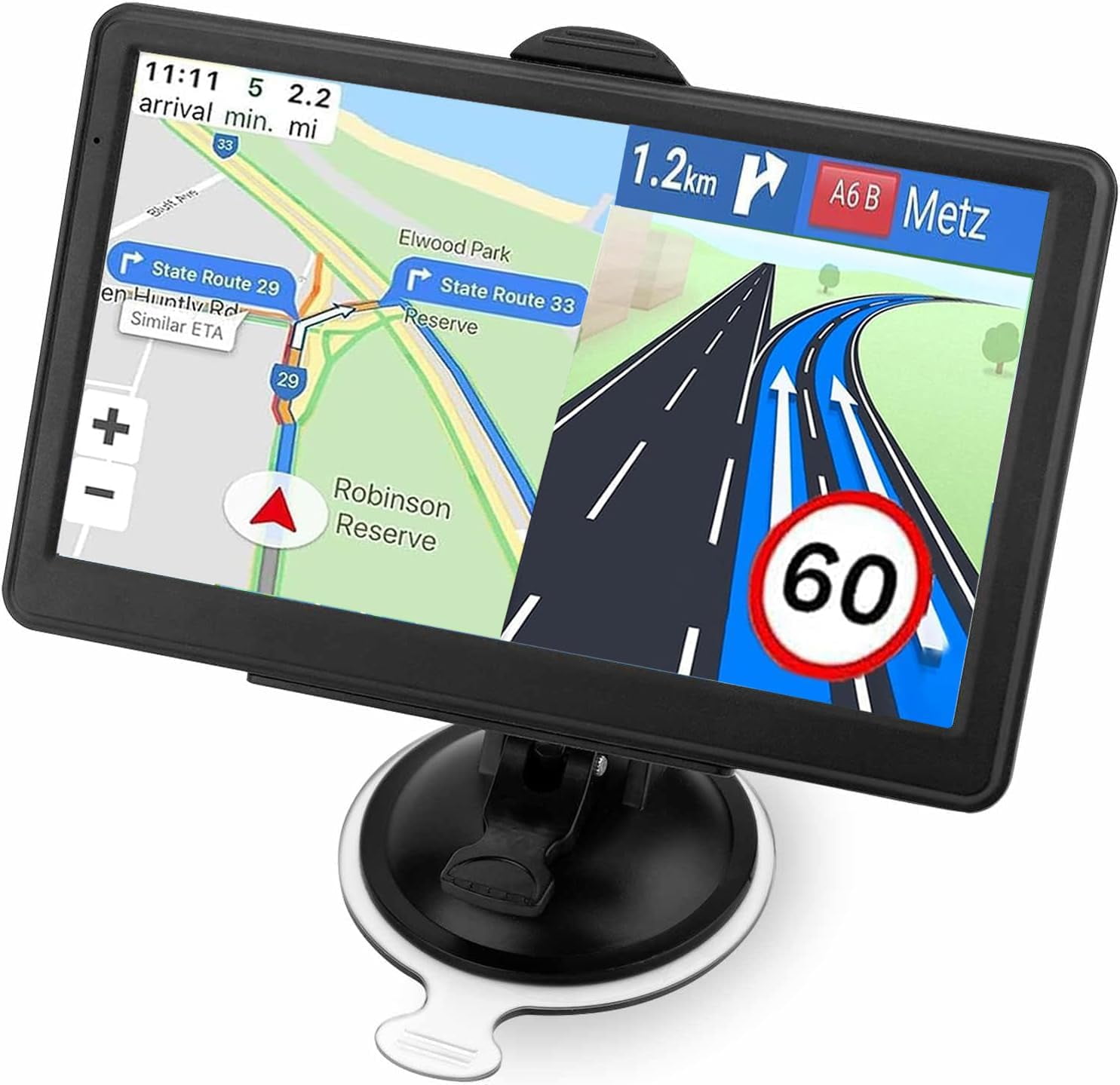 7 Inch GPS Navigator for Car Truck RV, High-Definition Touch Screen ...