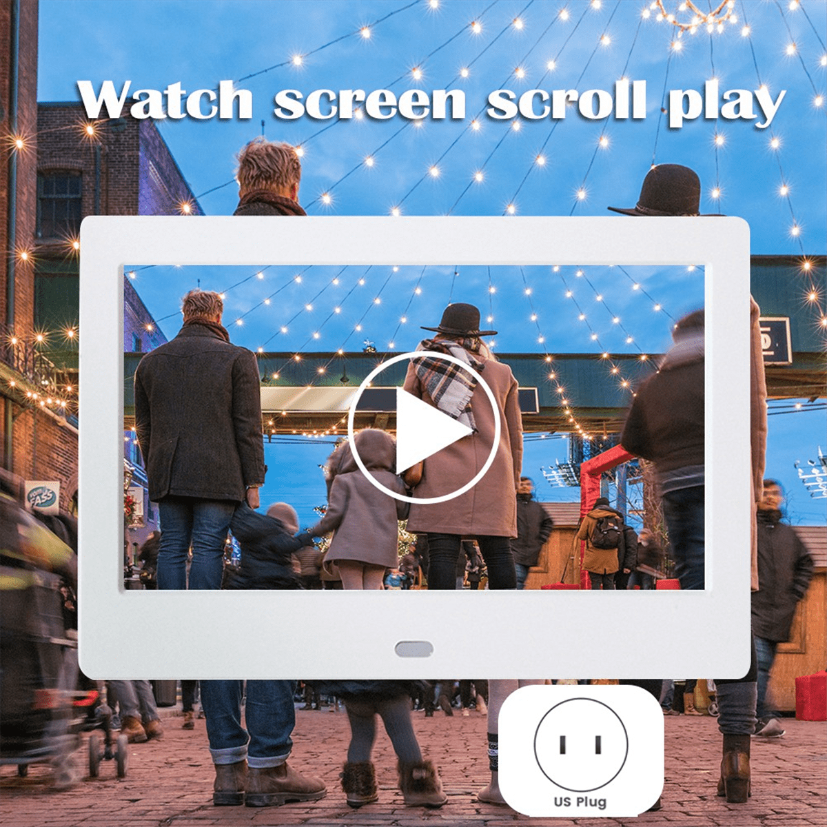 7 Inch HD Digital Photo Frame 800x480 LED Smart Electronic Photo Album ...