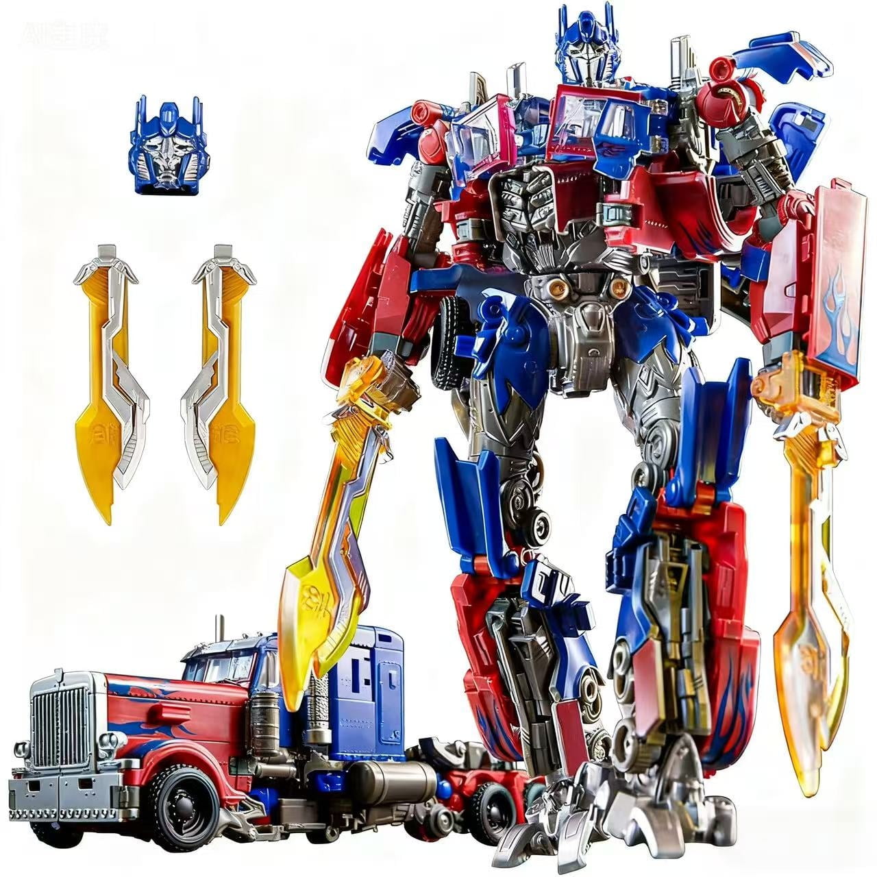 MAOLAI 7-Inch Heroic Transformable Robot Action Figure, Autobot-Style ...