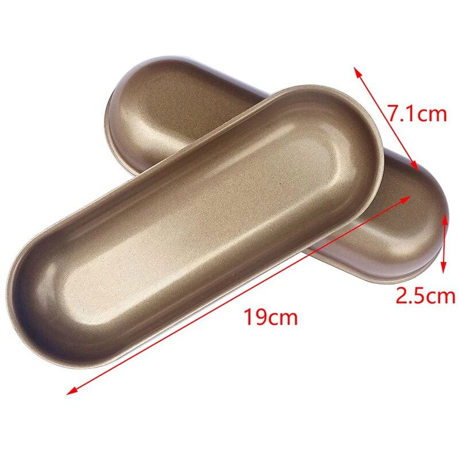 7 Inch Hot Dog Bread Pan Mold Toast Bread Bun Pans Non Stick Bakeware ...
