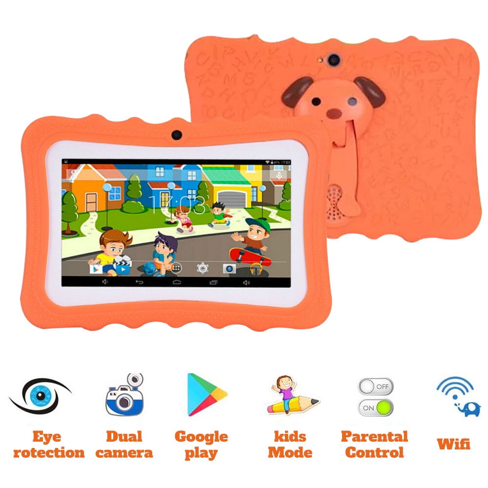 7 Inch Kids Android Tablet,1GB RAM 16GB ROM Storage Kids Learning ...