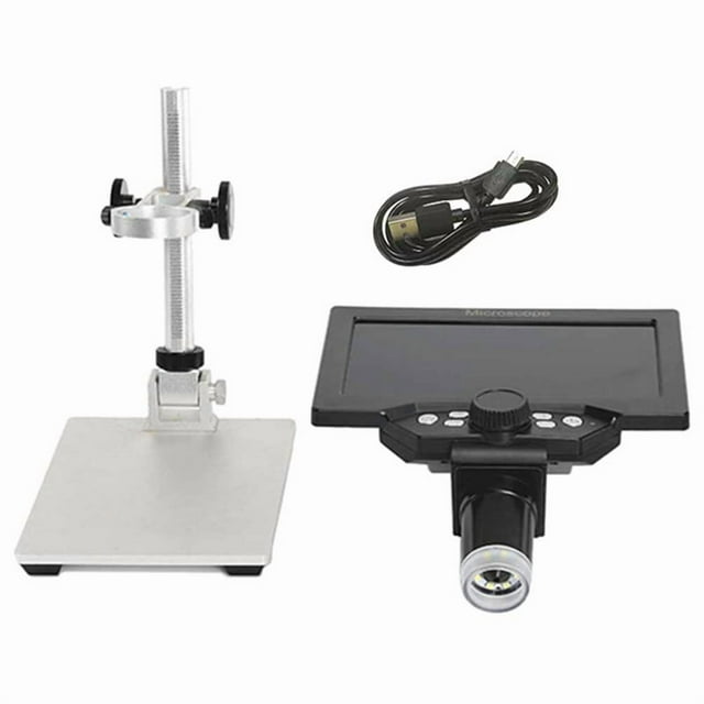 7 Inch LCD Digital Microscope 1200X Zoom, 12MP High-Resolution for ...