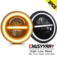 7 Inch LED Headlights DOT Certified Round Projector for 1963 1978 Chevy ...
