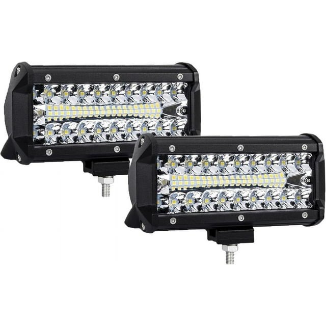 7 Inch LED Light Bar,150W 25,000LM BSL1 Spot Flood Combo Beam LED Pod ...