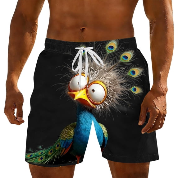 7 Inch Mens Swim Trunks with Compression Liner Board Shorts Bathing ...