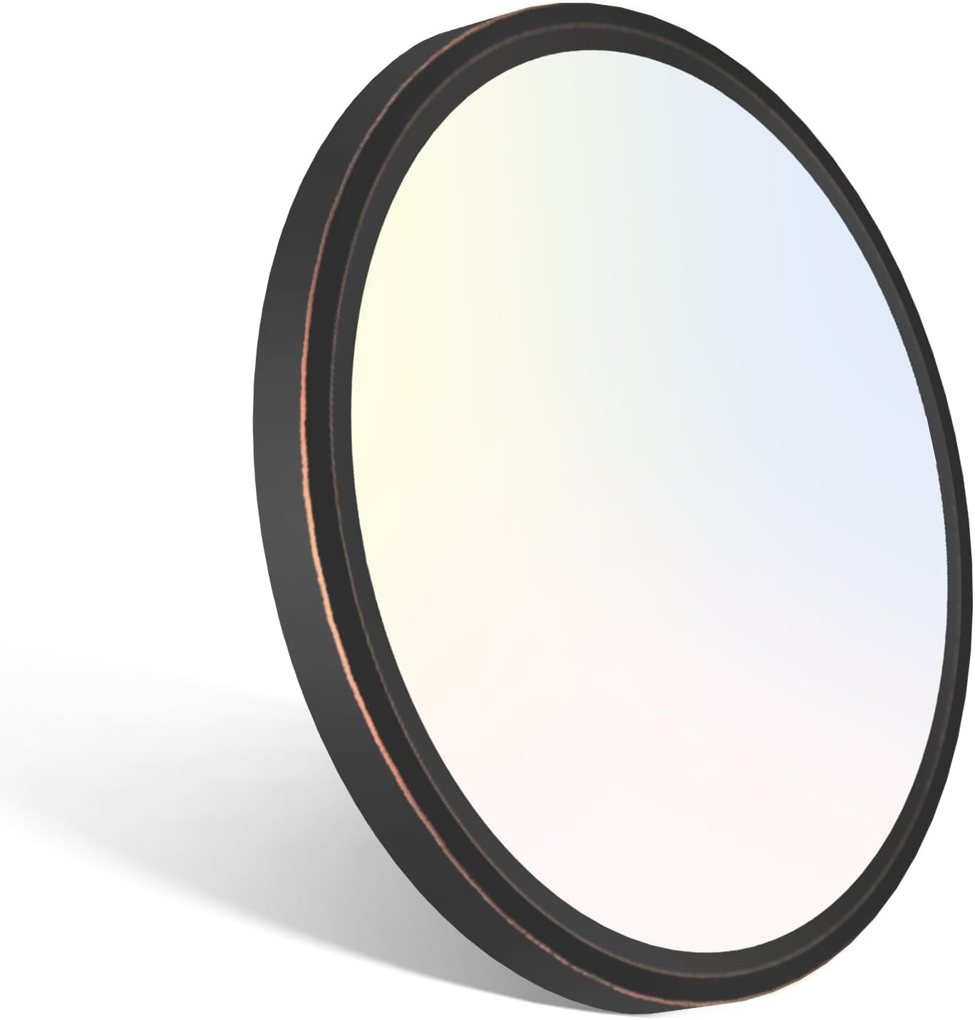 7 Inch Oil Rubbed Bronze Flush Mount Ceiling Light, 15W Ceiling Light Fixture,3000K/4000K/6500K ...