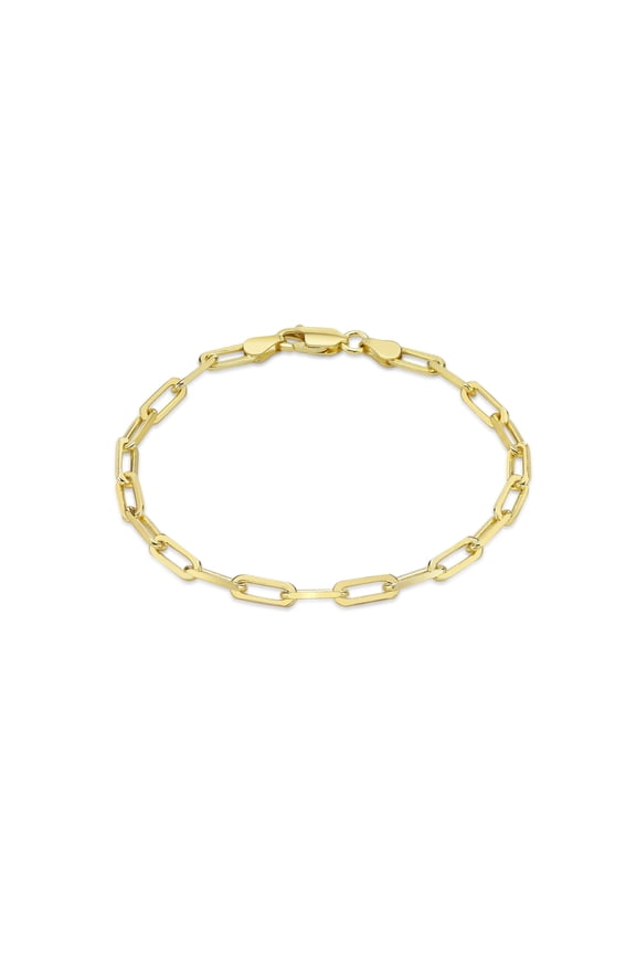 Gold Paper Clip Bracelet