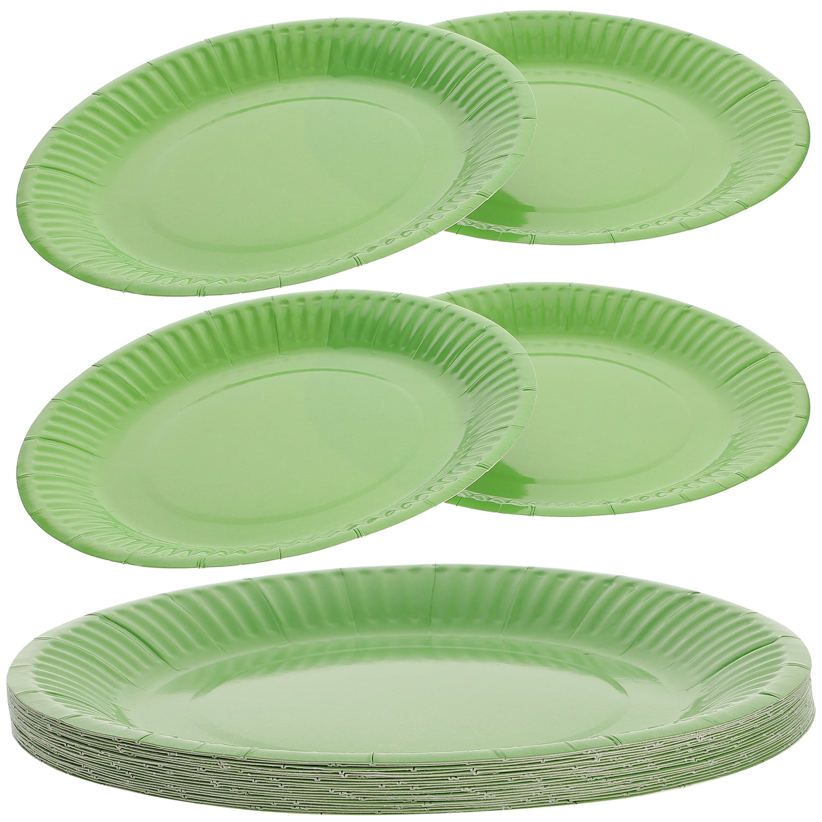 7 Inch Paper Tray Extra Large Plates Dinner Pans Serving Platter Party ...