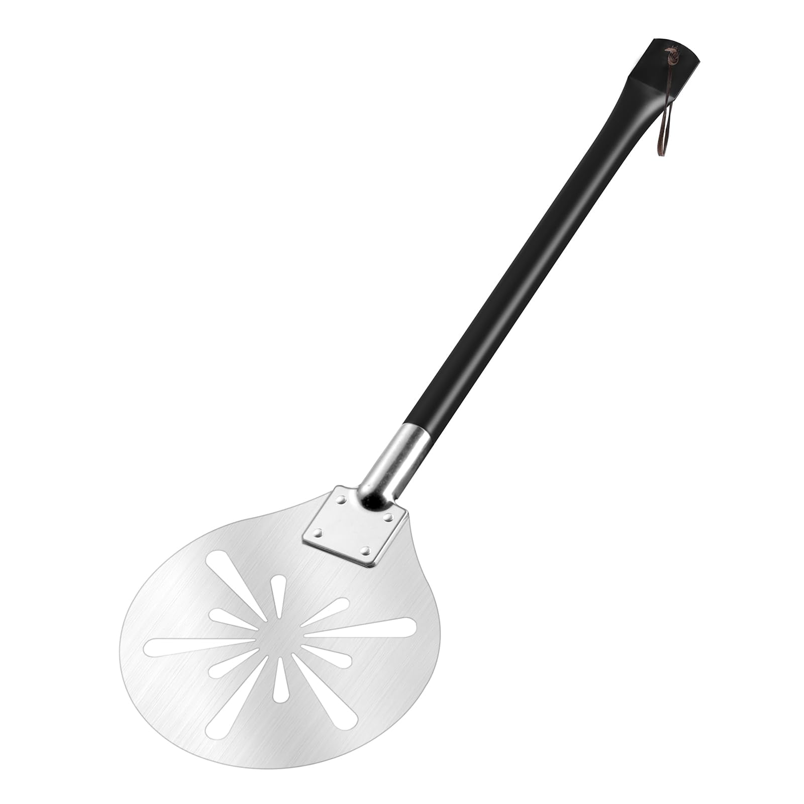 7 Inch Perforated Pizza Turning Peel, Stainless Steel Round Pizza Peel ...