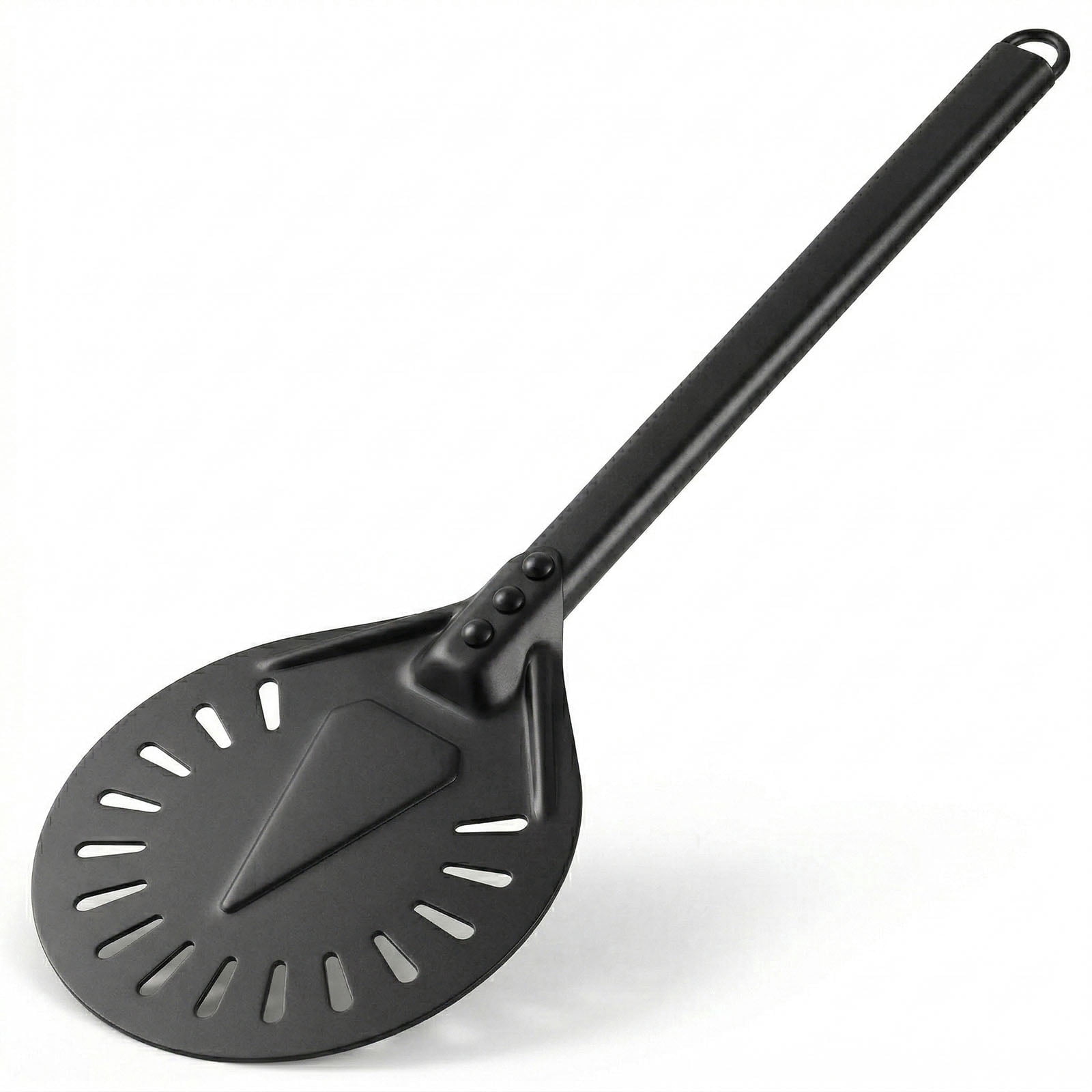 7 Inch Pizza Turning Peel - Round Perforated Aluminum Pizza Peel Turner ...