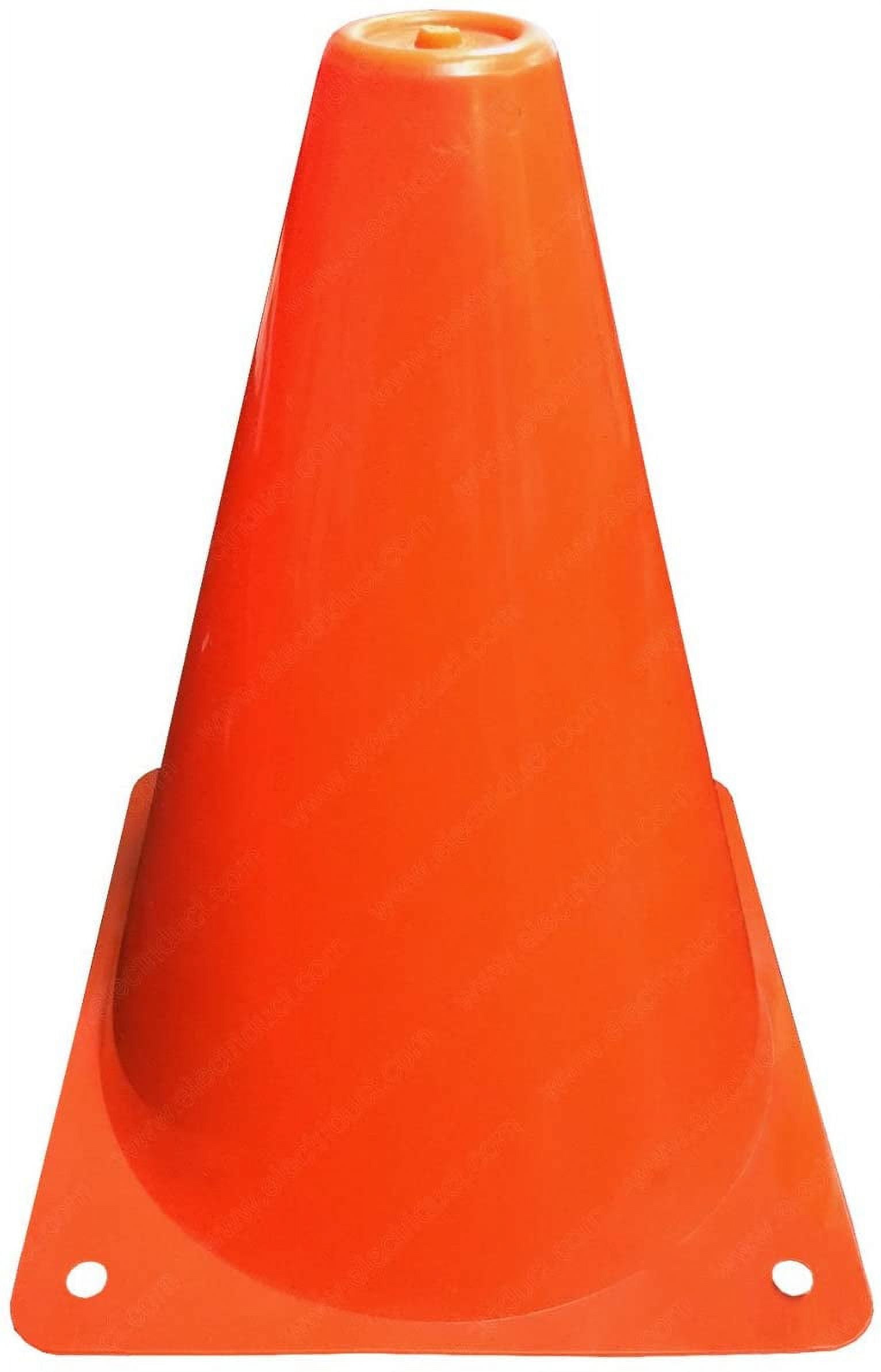 7 Inch Plastic Mini Traffic Cones Outdoor/Indoor - 10 Pack - Walmart.com