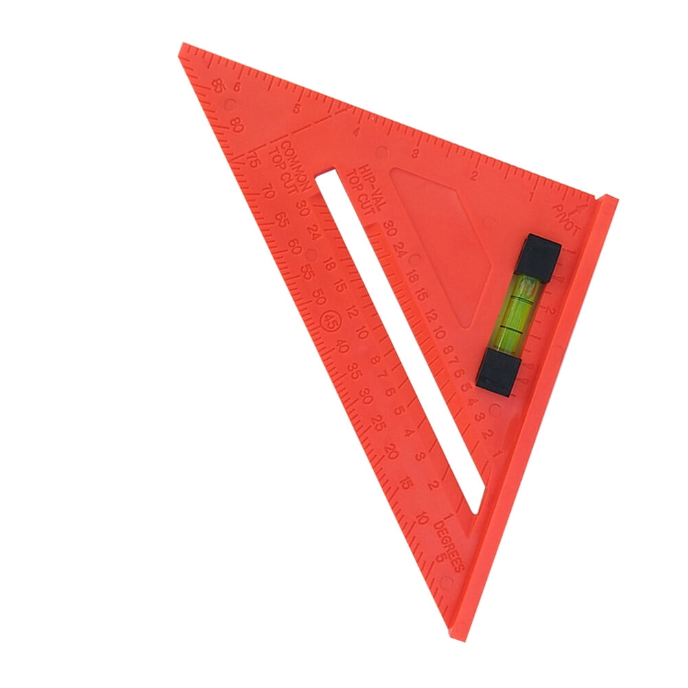 7 Inch Protractors Carpenter's Tool Aluminum Triangle Ruler ...