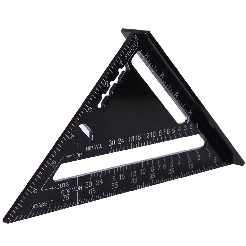 7 -Inch Rafter Square Measuring Layout Tool Tools Stainless Steel Right ...