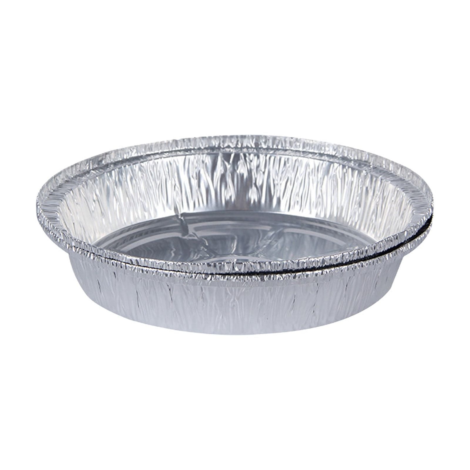 7'' Inch Round Tin Foil Pans Disposable Aluminum，Freezer & Oven Safe ...