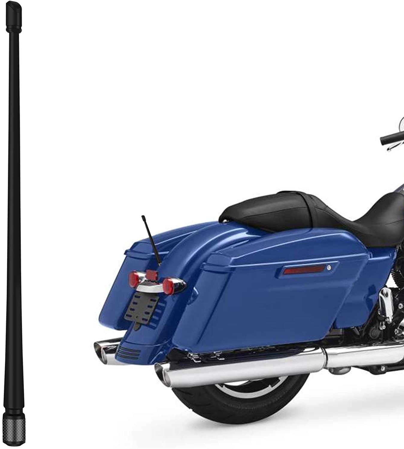 7 Inch Rubber Antenna Mast for Harley Davidson Harley Davidson Electra ...