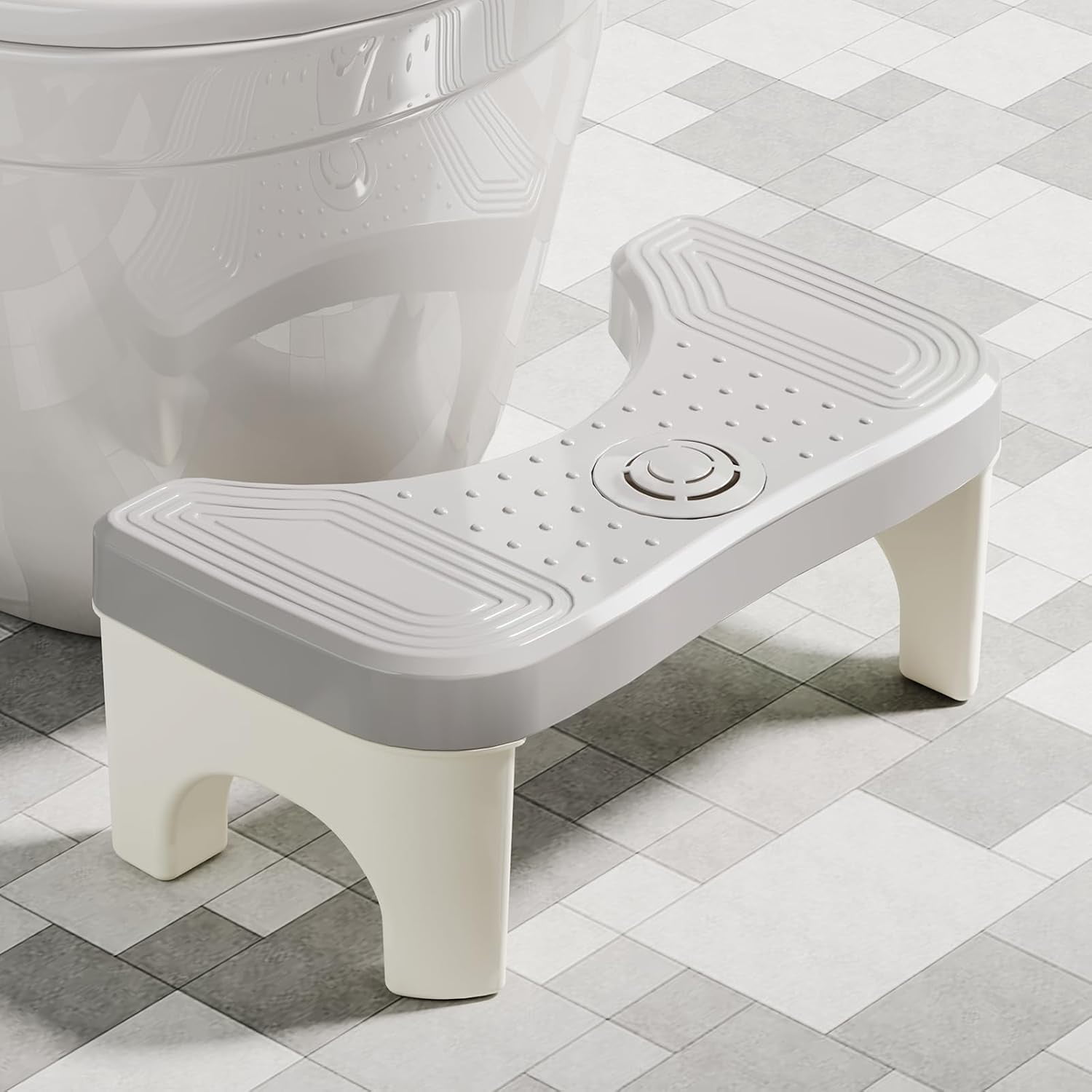 7 Inch Toilet Squat Stool, Squatting Poop Step Stool for Adults ...