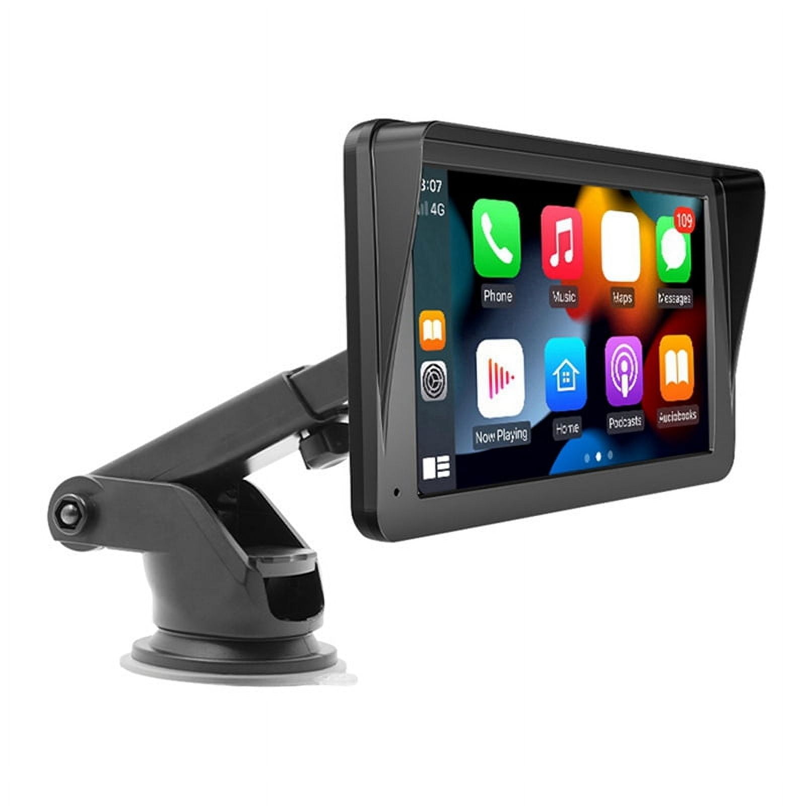 7-Inch Touch Screen Car Radio Supports CarPlay & Android Auto Wireless ...