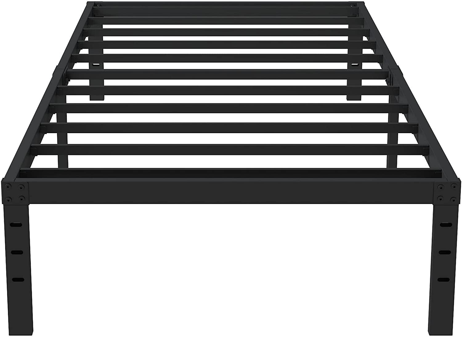 7 Inch Twin Bed Frames No Box Spring Need, Low Profile Metal Platform ...