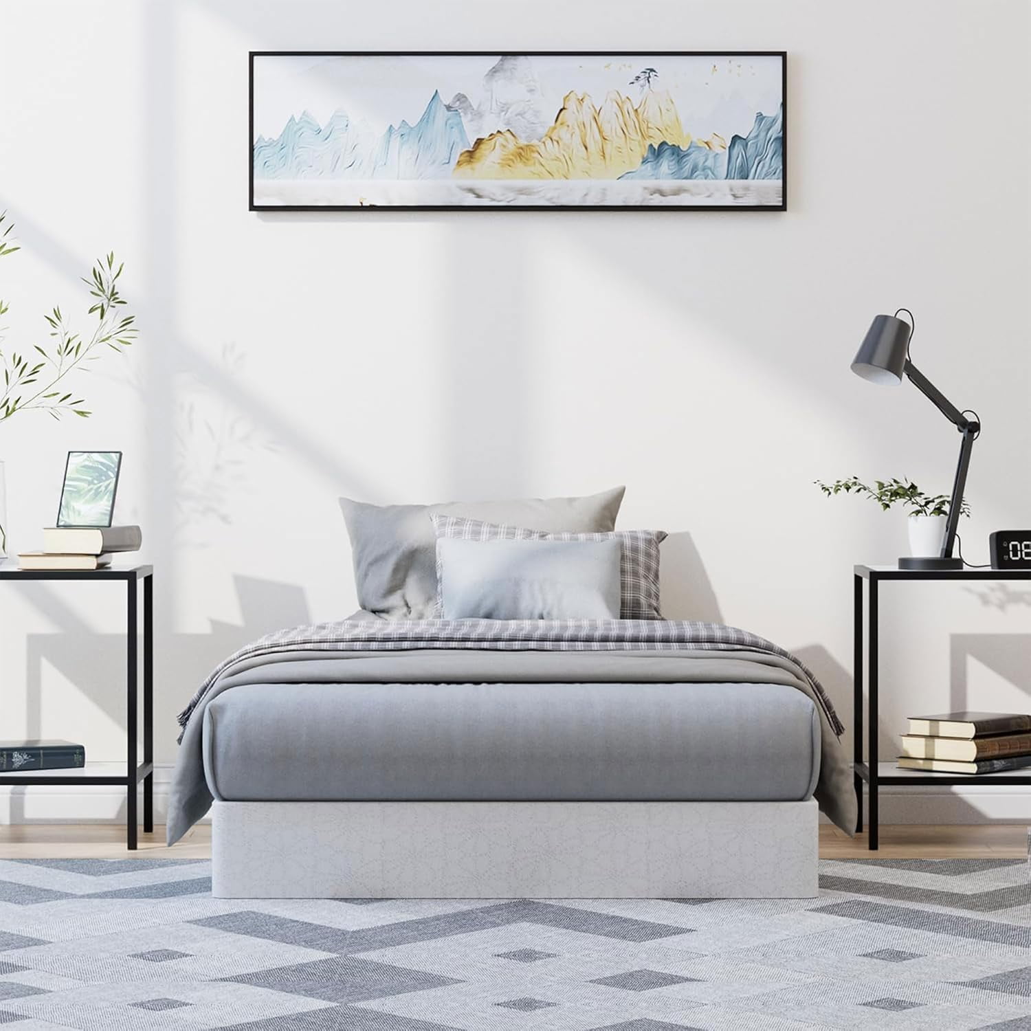 7 Inch Twin Box Springs, Low Profile Box Spring Only for Twin Bed ...