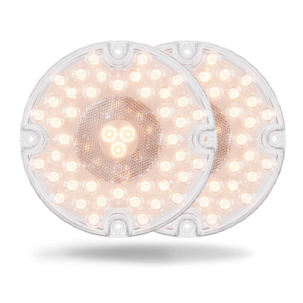 7 Inch White AJH3 [DOT Approved] LED Bus Tail STT Lamp Truck Reverse ...