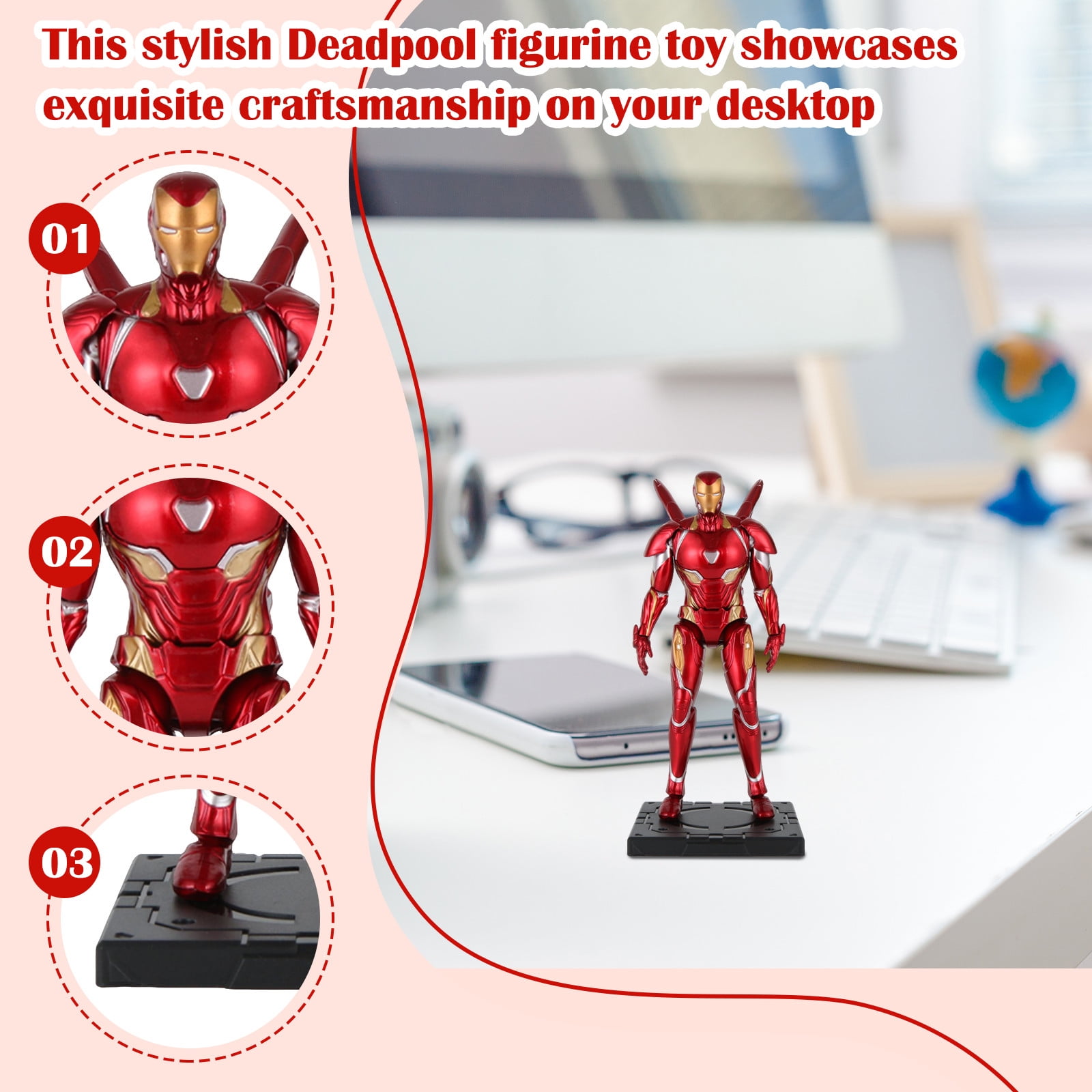 7"Iron Man MK50 Action Figure - Premium Metal Painted Collectible Model ...