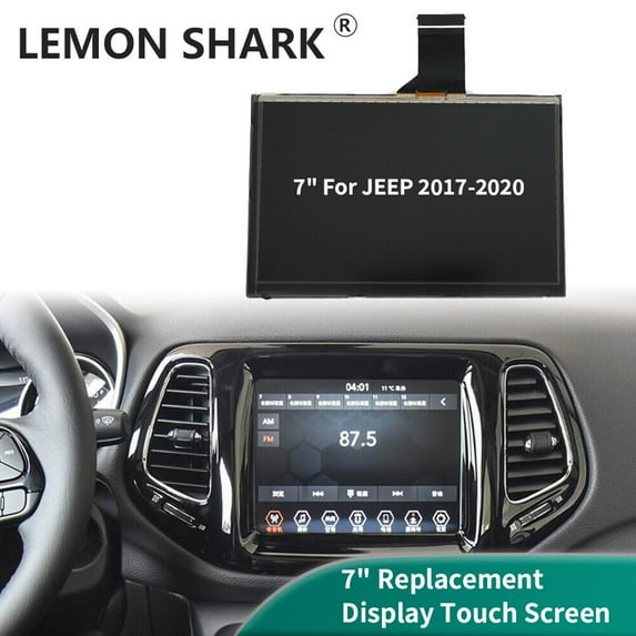7" LCD Display Touch Screen Radio Navigation For Jeep Compass 2017-2020 ...