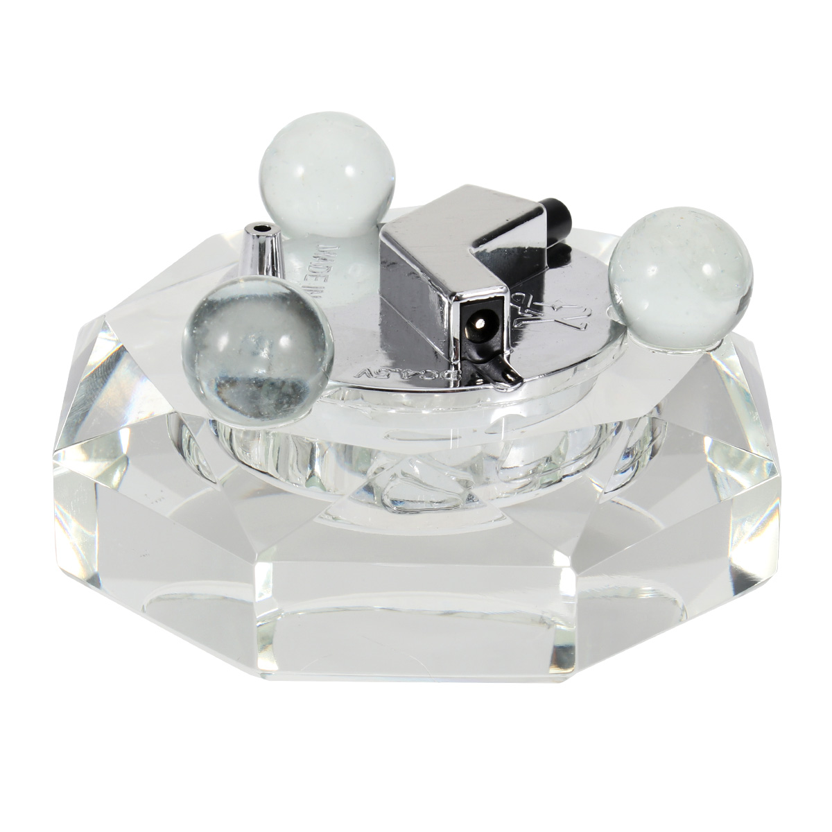 7 LED Colored lights Illuminated Crystal Display Stand Base for ...