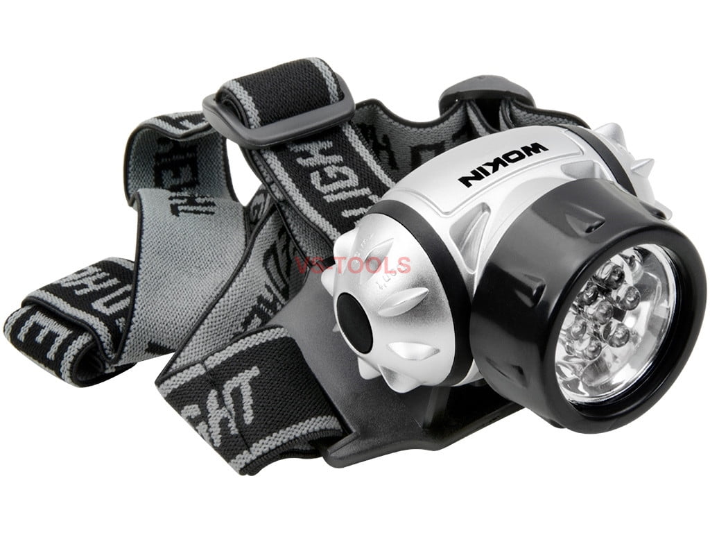 7 LED Headlamp with Adjustable Head Strap Work Head Light Flash Torch ...