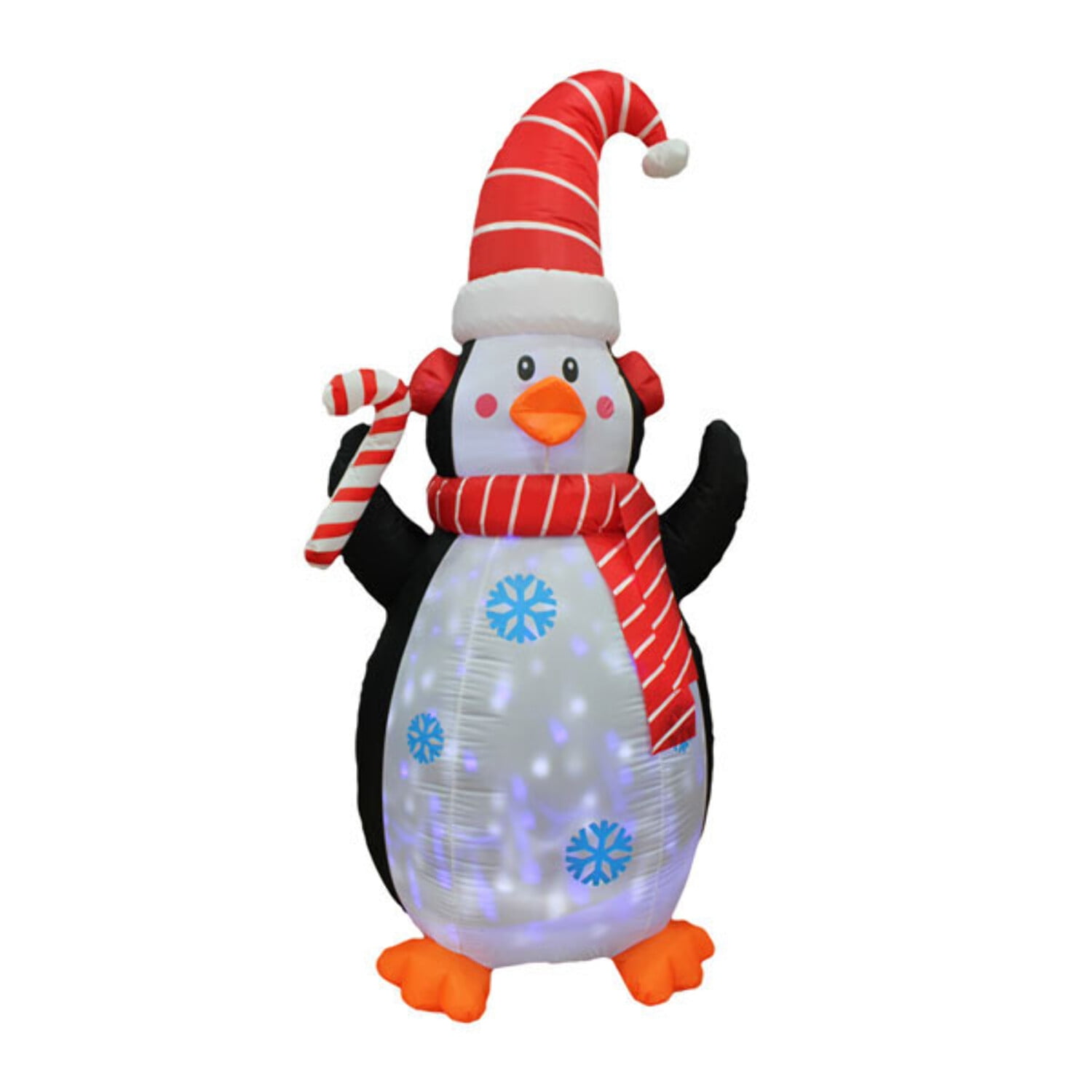 7' LED Penguin with Light Effects Inflatable Yard Decoration Motif ...