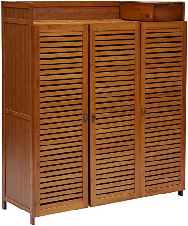 7-Layer Bamboo Shoe Storage , Multi-Functional Freestanding Shoe ...