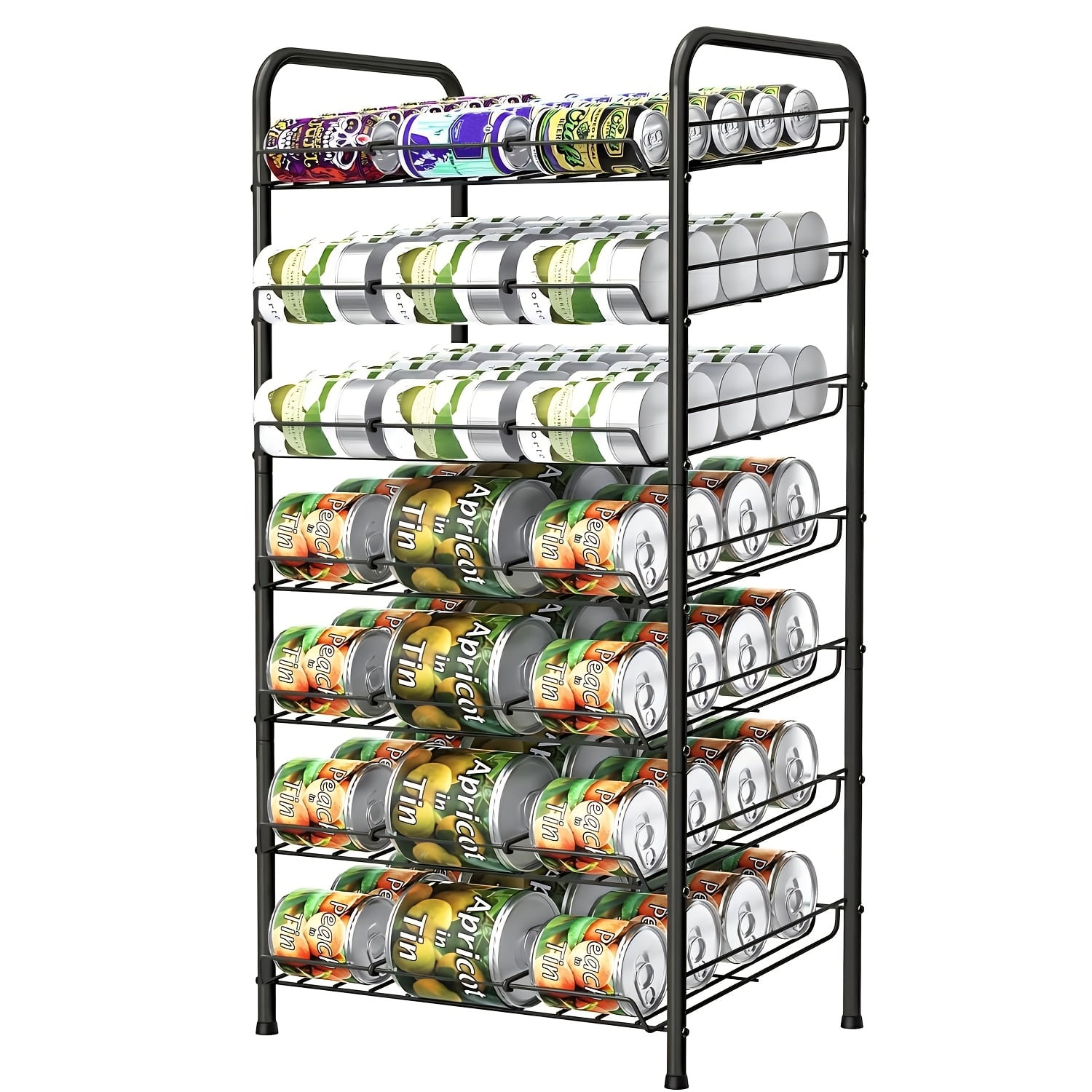 7 Layer Can Rack, Can Storage Rack, Food Storage Rack, Can Hold 84 Cans ...